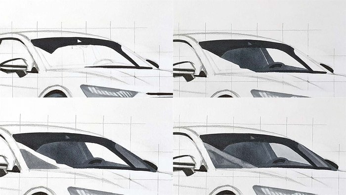 How to Draw an Audi RS7 - Easy Step-by-Step Tutorial