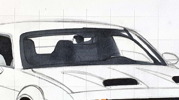 How to Draw a Dodge Challenger SRT Hellcat | Easy Step-by-Step Tutorial