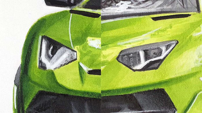 How to Draw a Lamborghini Aventador SVJ - Easy Step-by-Step Tutorial