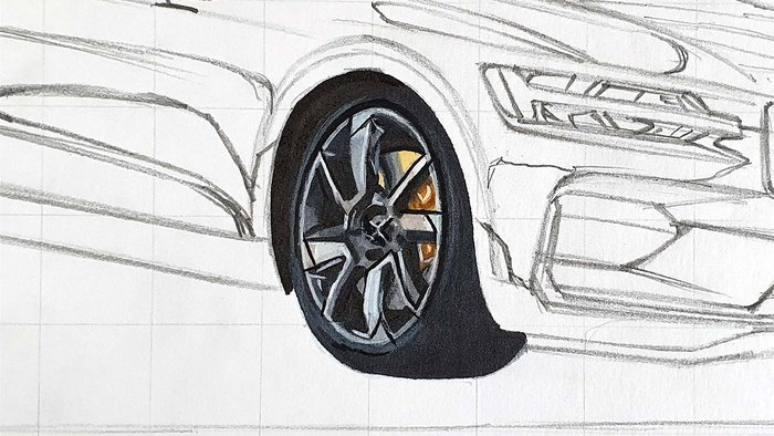 How to Draw an Easy AND Realistic Car | Step-by-Step Tutorial